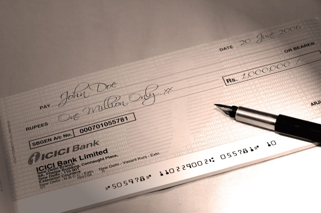 What is a gift cheque? if the cheque is given as a gift can it attract ...